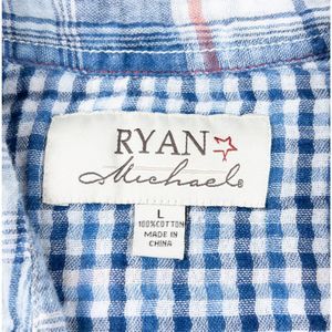 Ryan Michael | Shirts | Ryan Michael Western Shirt Mens Large Snapfront ...